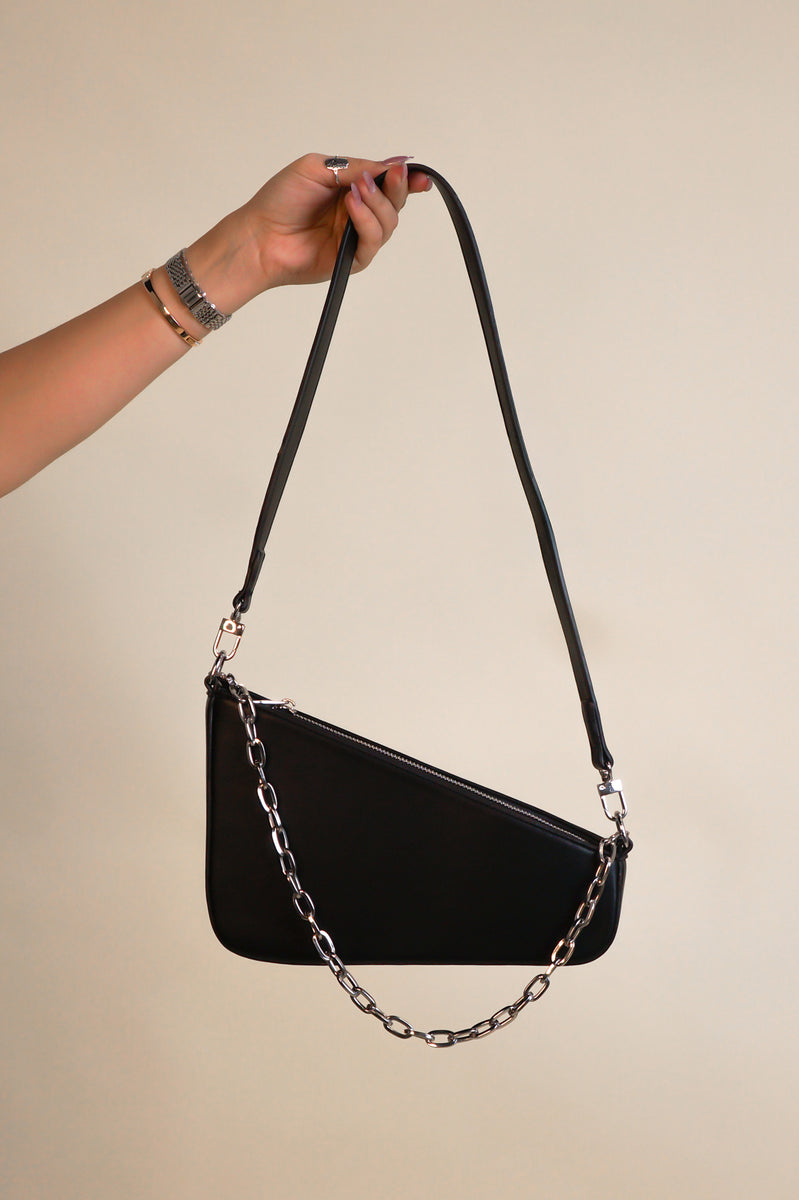 Asymmetrical Purse - Black - Brown - Taupe – Magnolia Fashion Wholesale