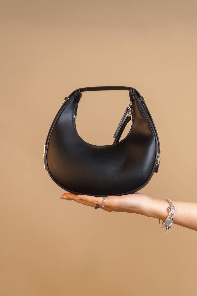 Teri Purse - Denim - Silver - Black – Magnolia Fashion Wholesale