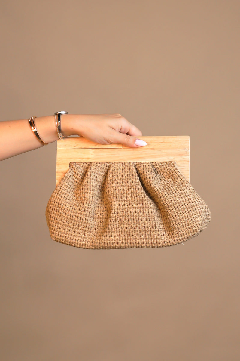 Bubble Purse - Natural, Brown, Blue, Pink – Magnolia Fashion Wholesale